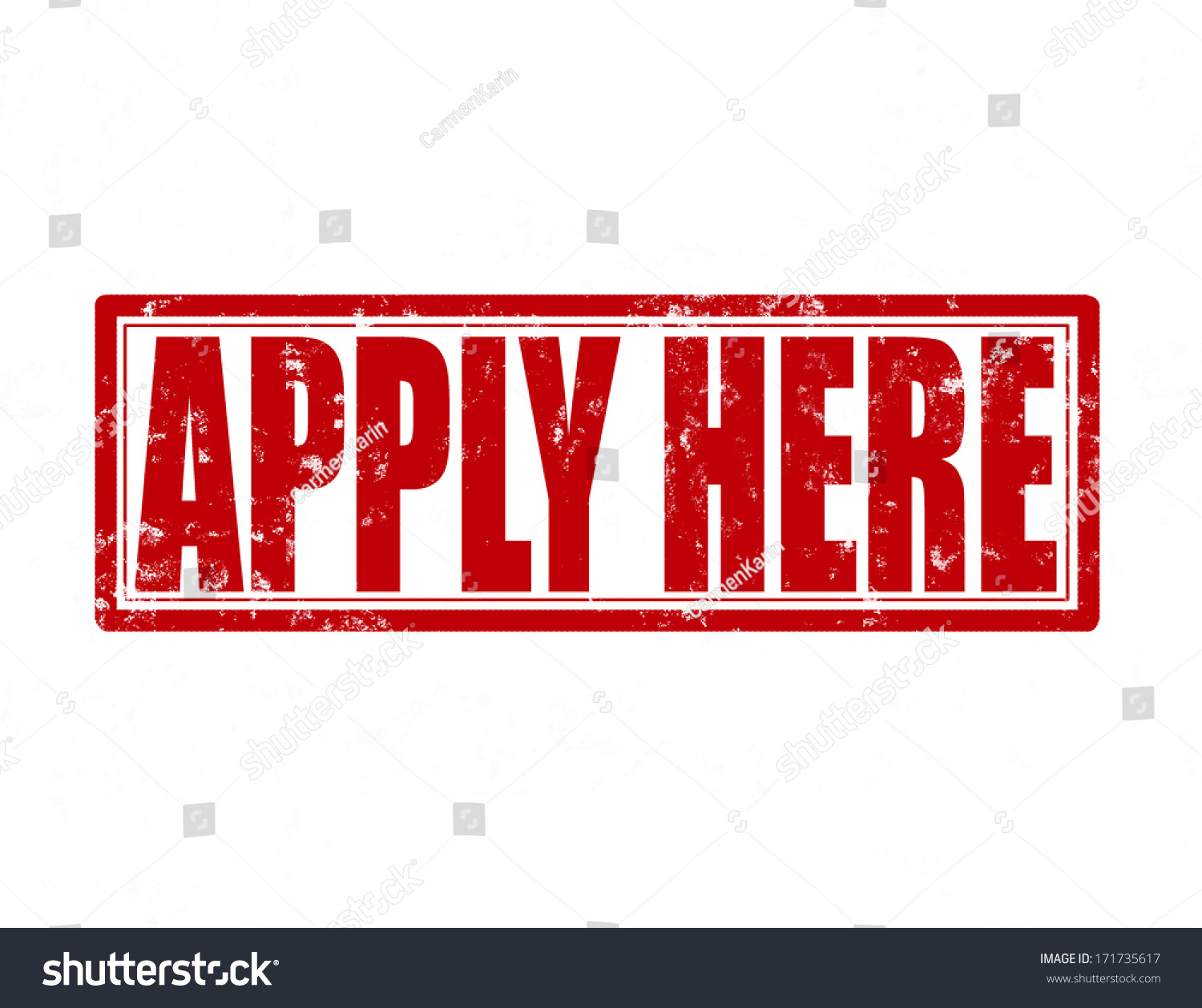 Stamp Text Apply Here Inside Vector Stock Vector (Royalty Free ...