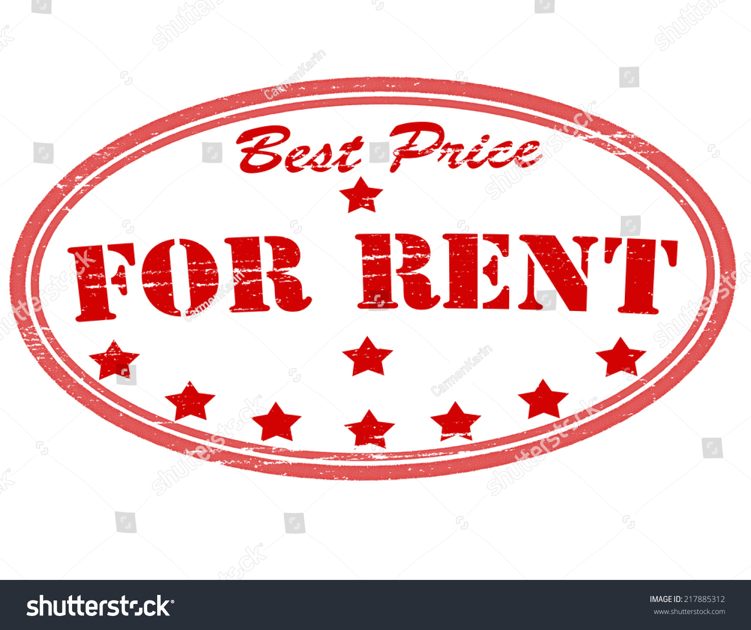 Stamp Text Rent Inside Vector Illustration Stock Vector (Royalty Free ...