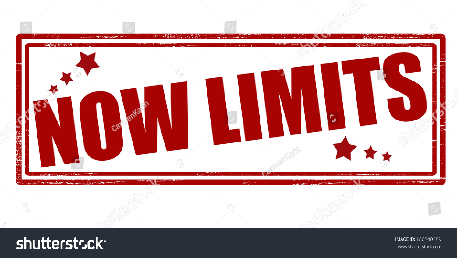 Stamp Text Now Limits Insidevector Illustration Stock Vector (Royalty ...