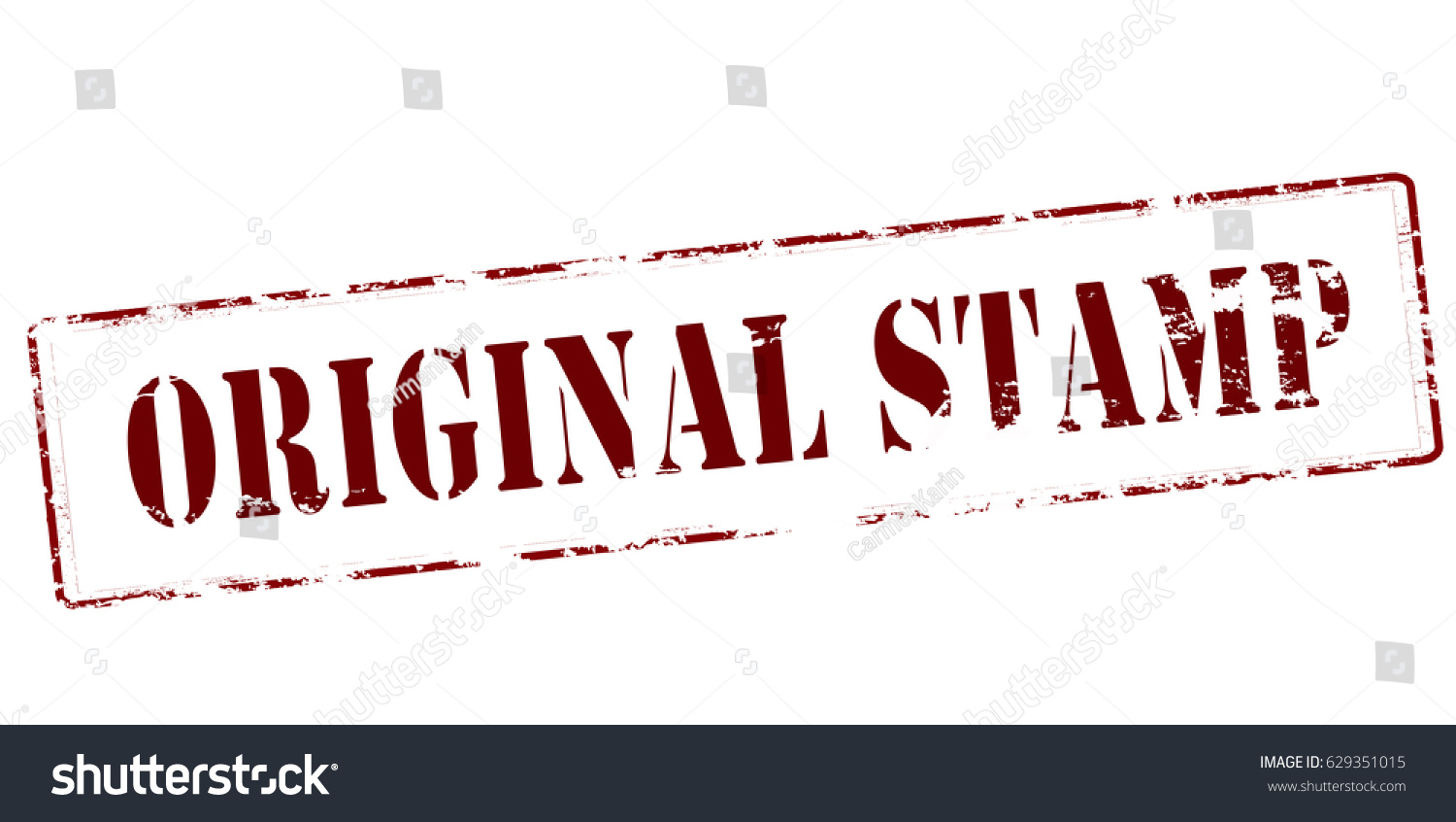 Stamp Text Original Stamp Inside Vector Stock Vector (Royalty Free ...