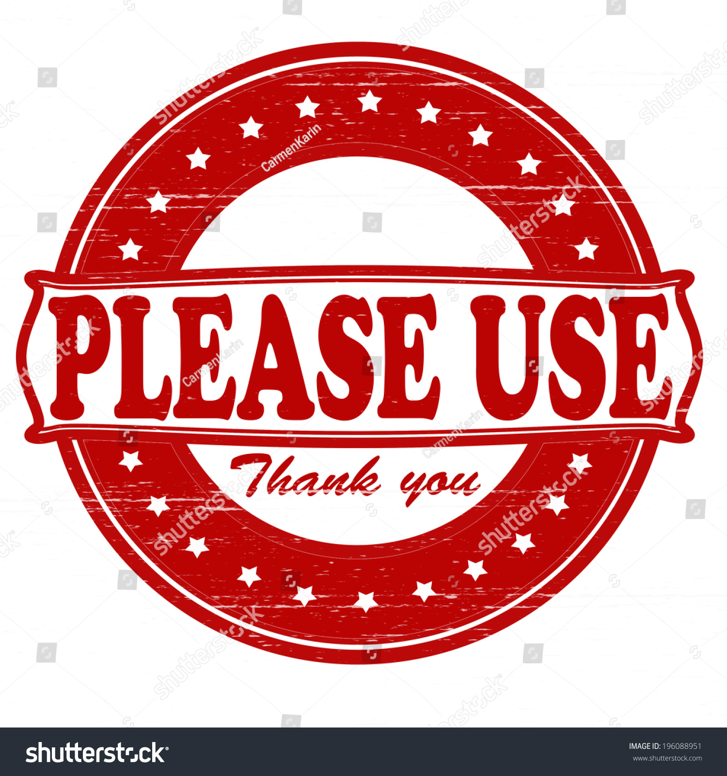 Stamp Text Please Use Inside Vector Stock Vector (Royalty Free) 196088951