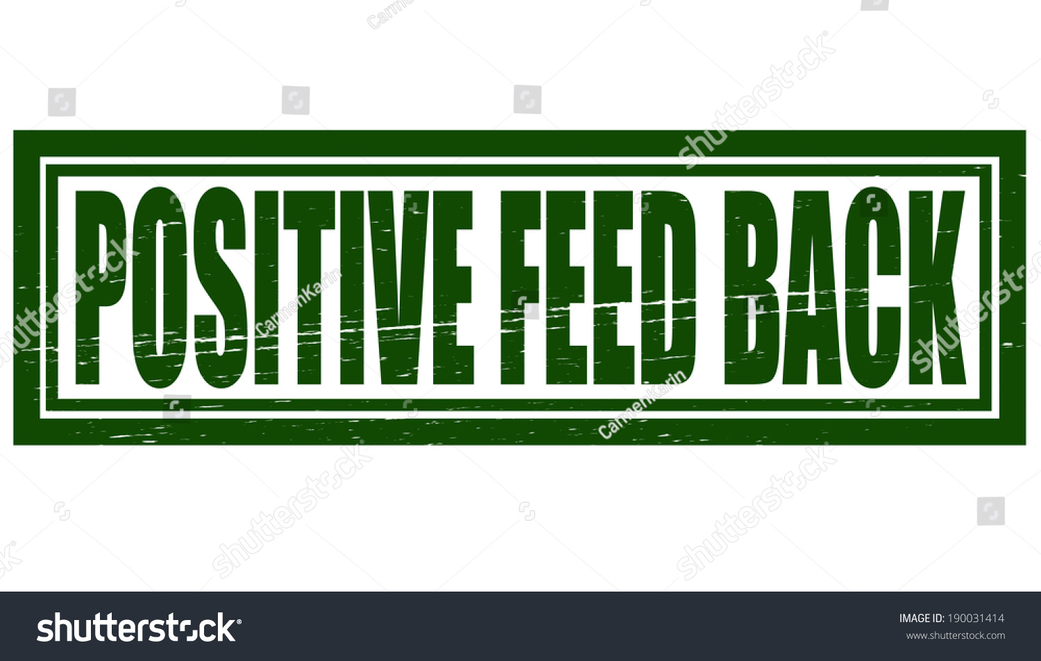 Stamp Text Positive Feed Back Insidevector Stock Vector (Royalty Free ...