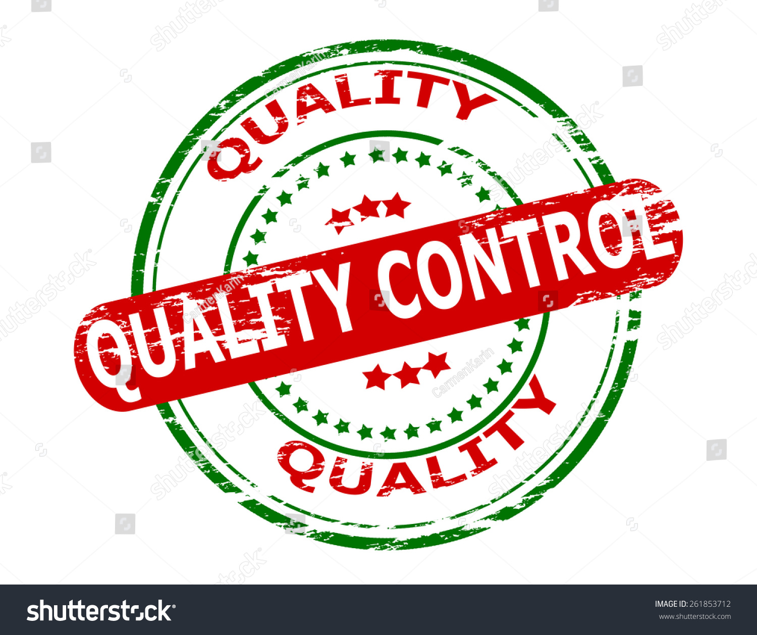 Stamp Text Quality Control Inside Vector Stock Vector (Royalty Free ...