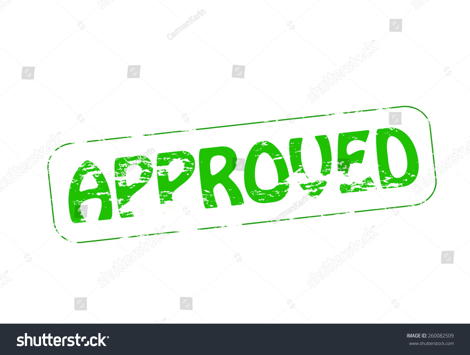 Stamp Word Approved Inside Vector Illustration: vector de stock (libre ...