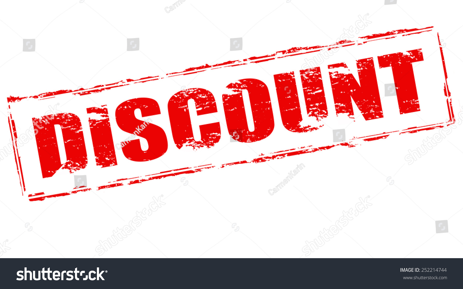 Stamp Word Discount Inside Vector Illustration Stock Vector (Royalty ...