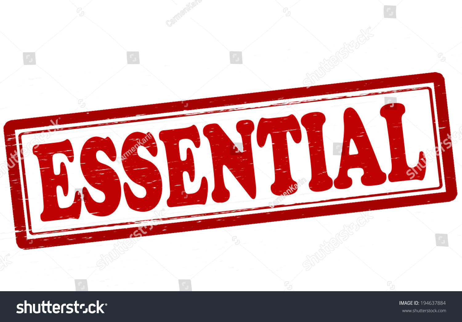 Stamp Word Essential Inside Vector Illustration Stock Vector (Royalty ...