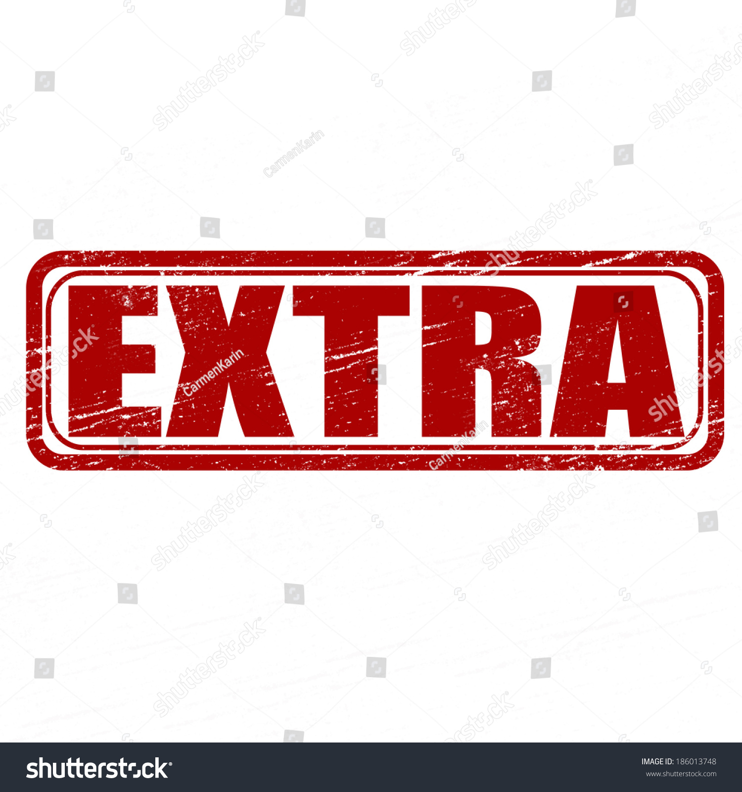 Stamp Word Extra Inside Vector Illustration Stock Vector (Royalty Free ...