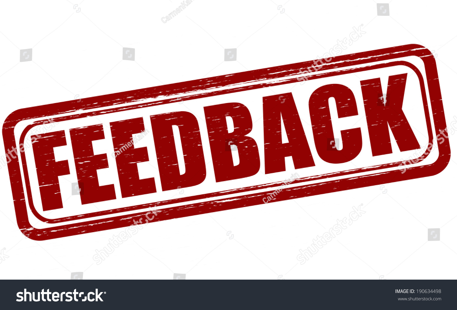 Stamp Word Feedback Inside Vector Illustration Stock Vector (Royalty ...
