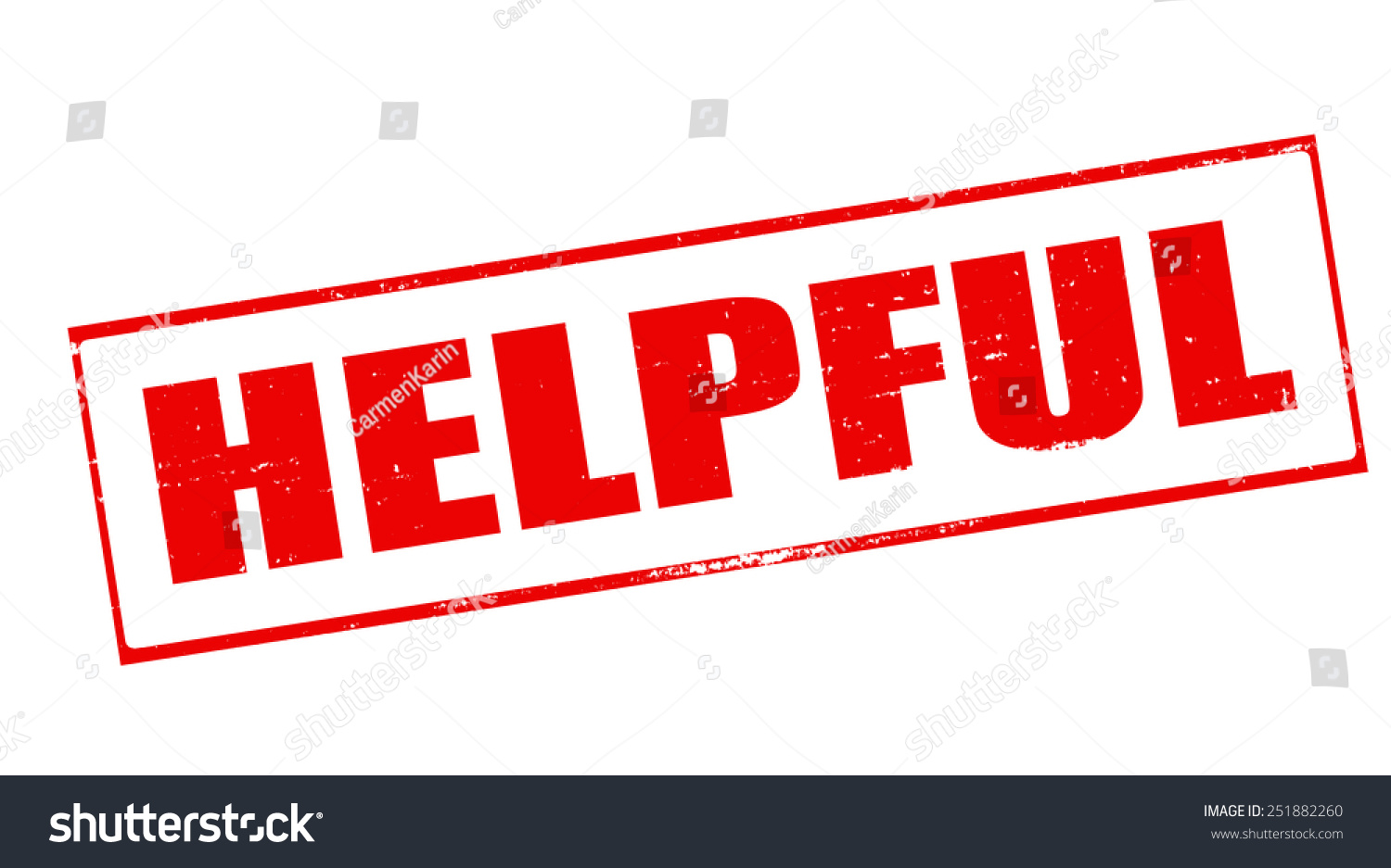 Stamp Word Helpful Inside Vector Illustration Stock Vector (Royalty ...
