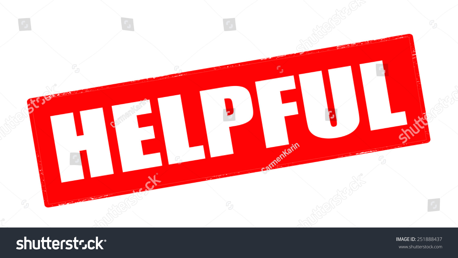 Stamp Word Helpful Inside Vector Illustration Stock Vector (Royalty ...