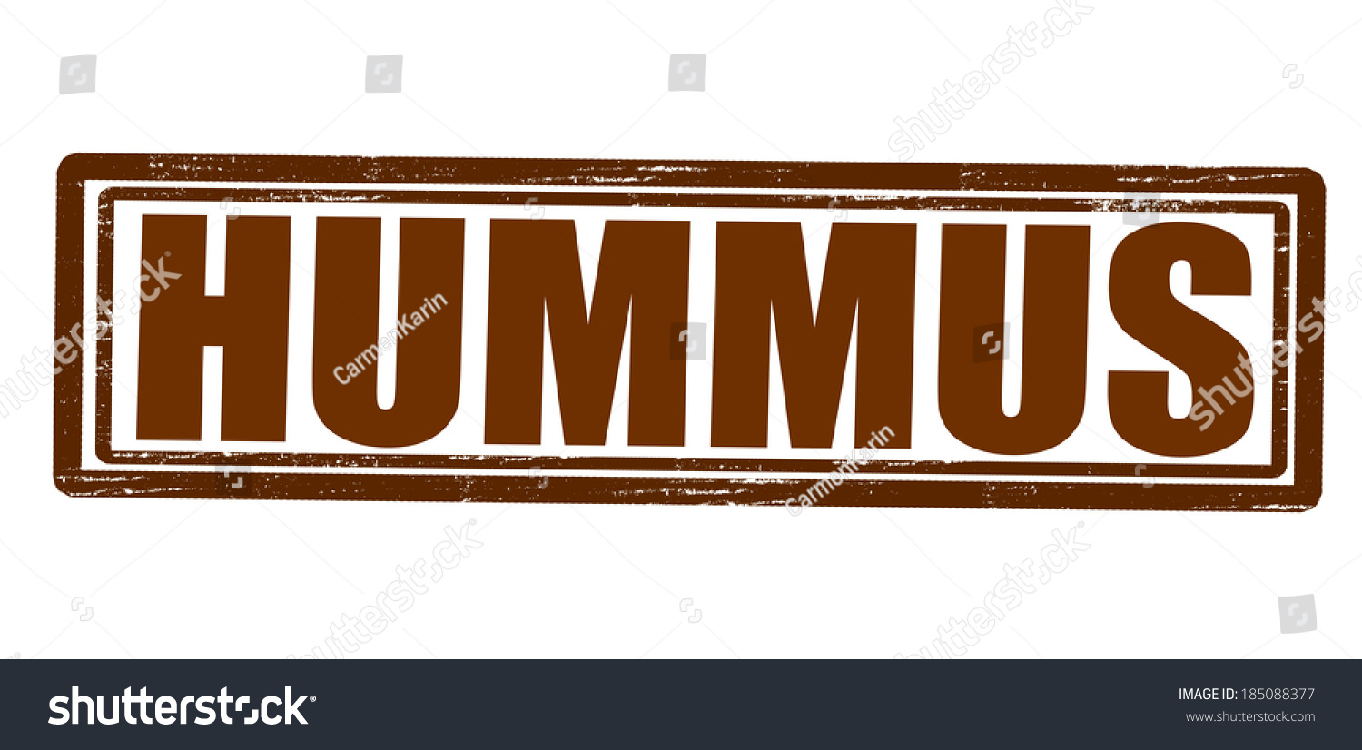 Stamp Word Hummus Inside Vector Illustration: vector de stock (libre de ...