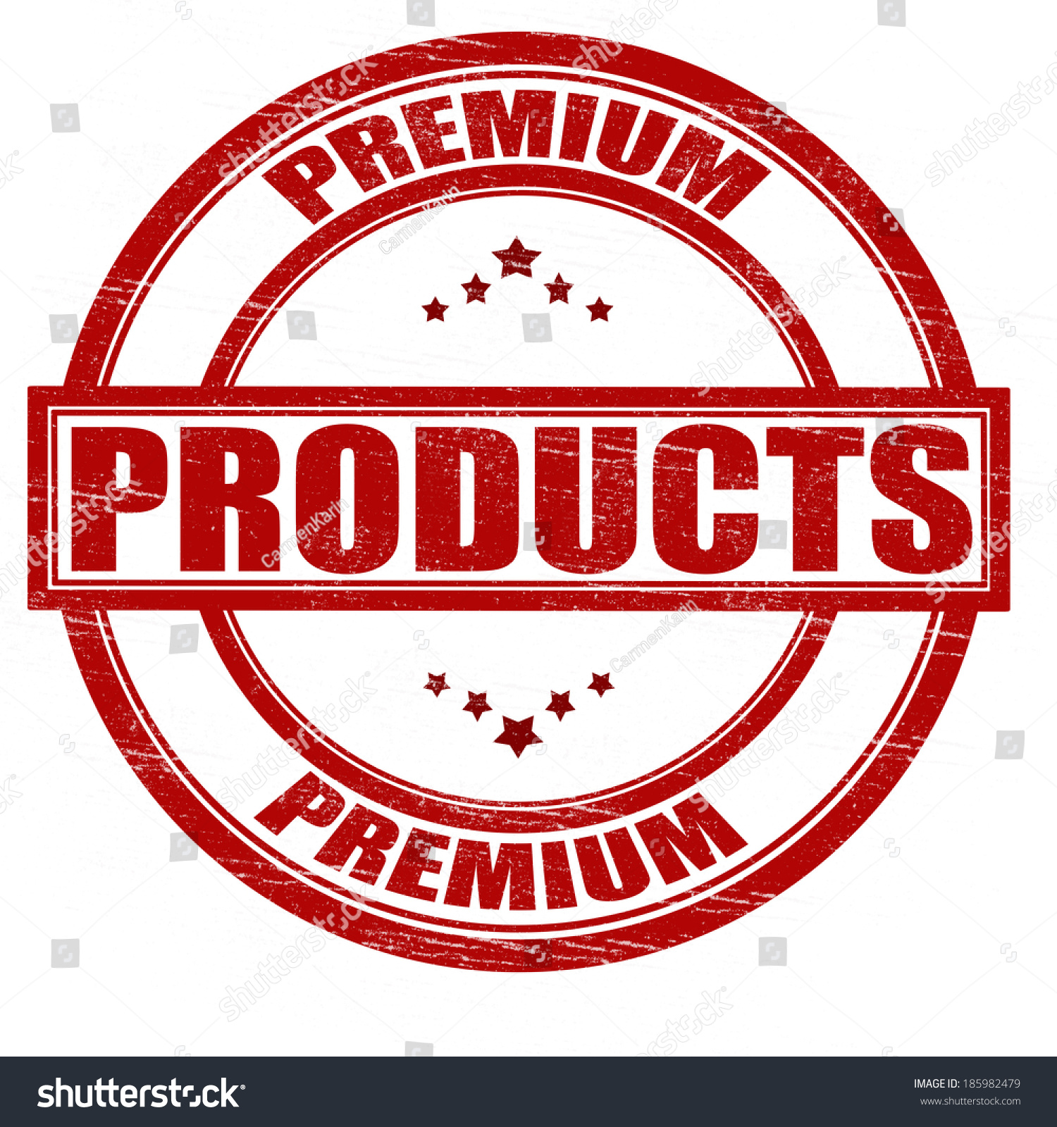 Stamp Word Products Insidevector Illustration: vector de stock (libre ...