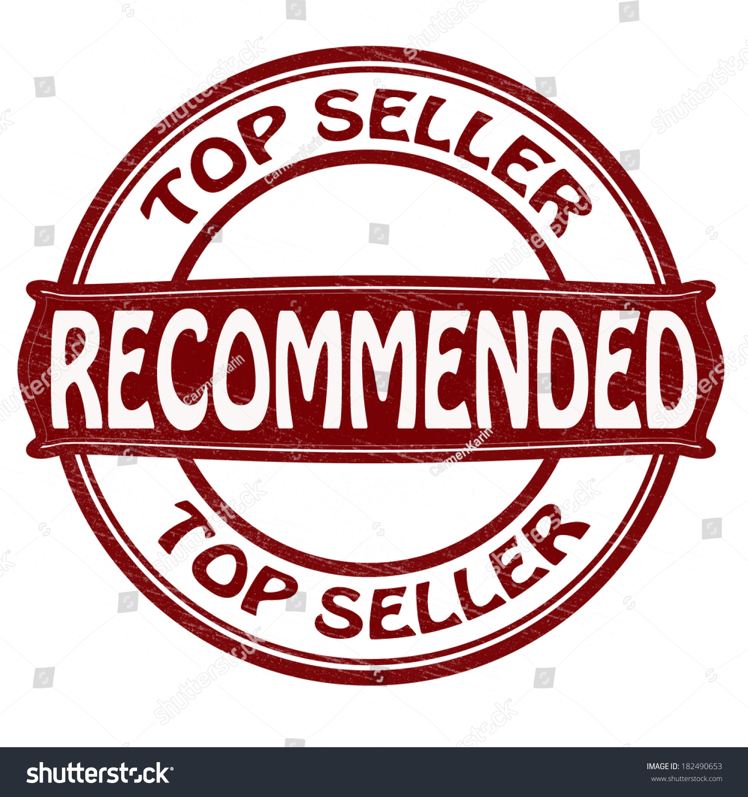 Stamp Word Recommended Insidevector Illustration Stock Vector (Royalty ...
