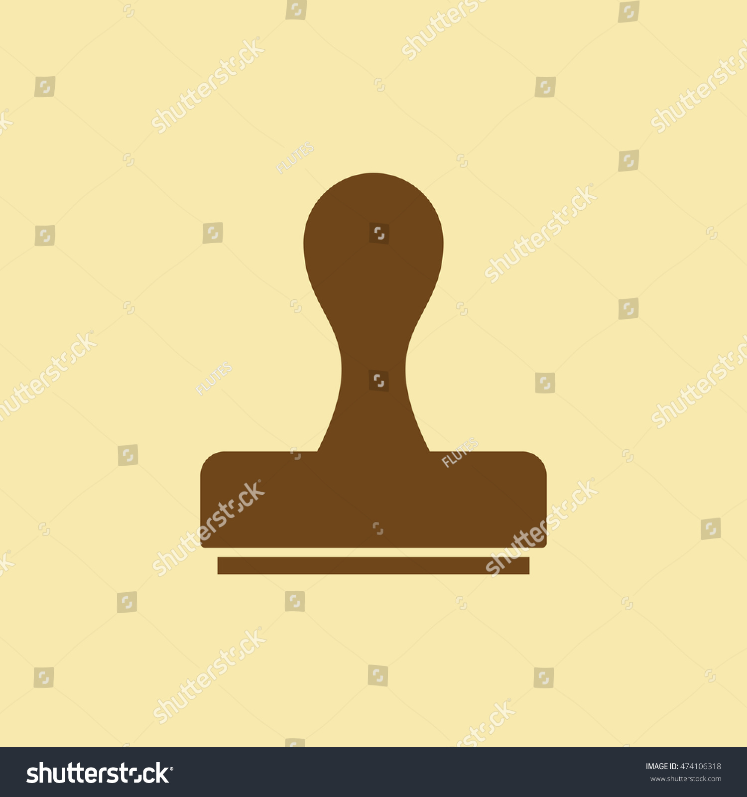 Stamper Icon Stock Vector (Royalty Free) 474106318