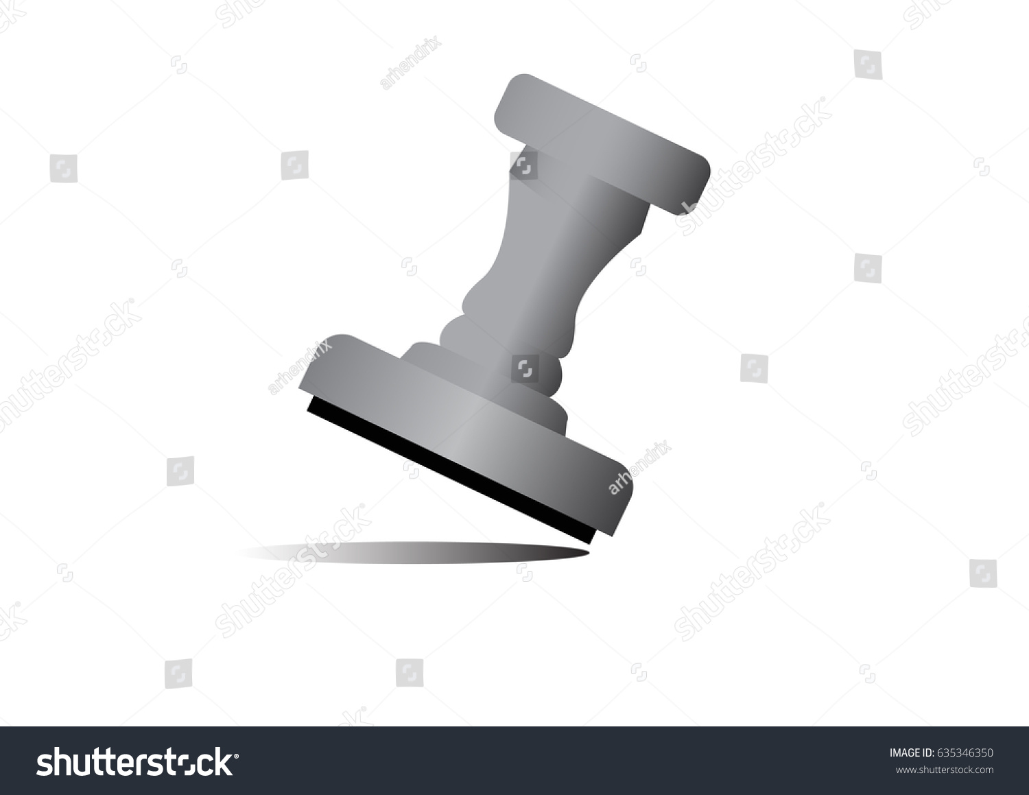 Stamper Icon Stock Vector (Royalty Free) 635346350 | Shutterstock