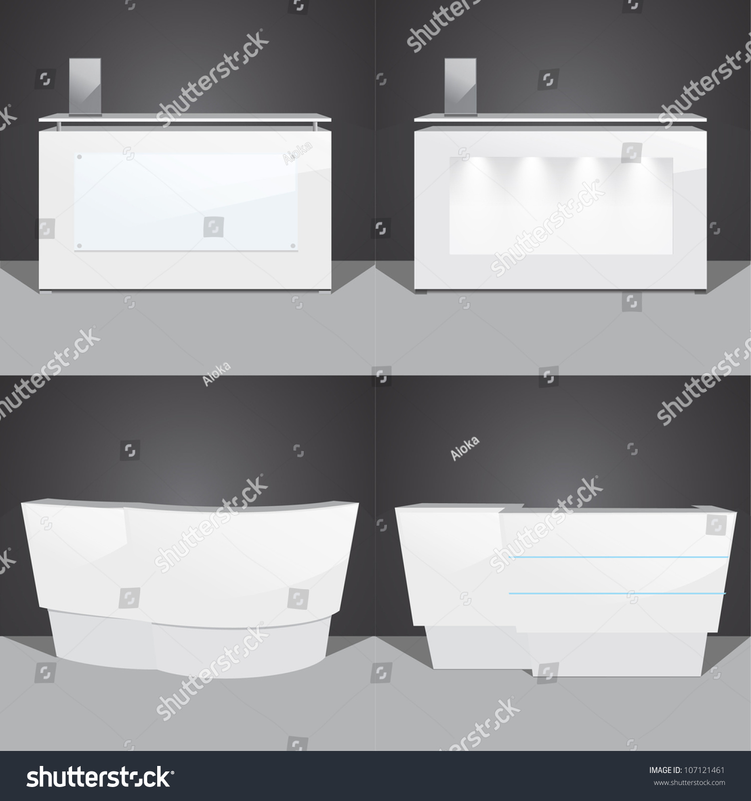 Stand Vector Illustration Stock Vector (Royalty Free) 107121461