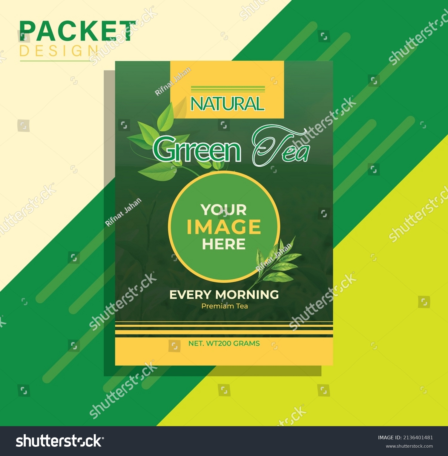 Standard Clean Packet Design Stock Vector (Royalty Free) 2136401481 ...