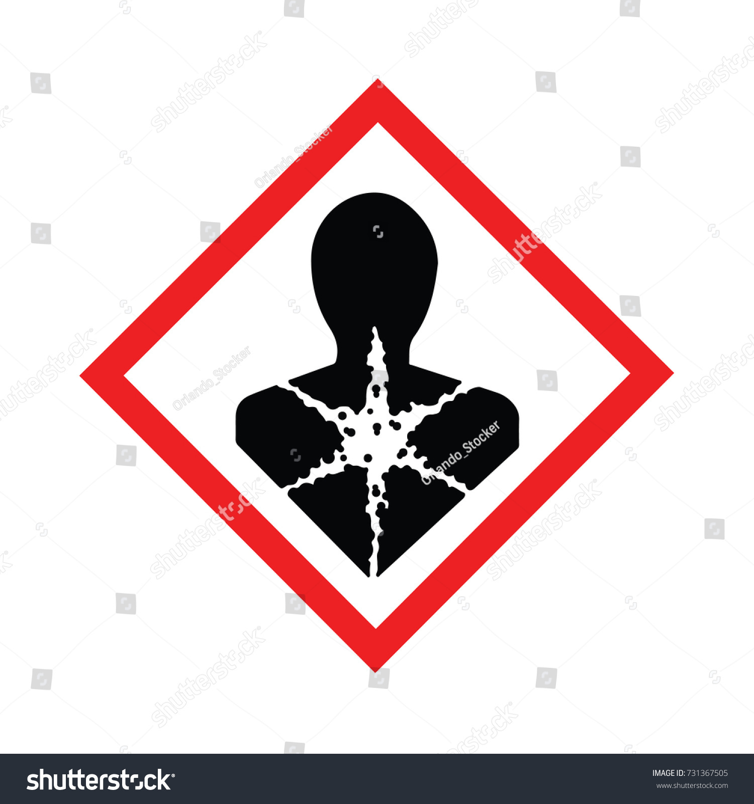 Standard Pictogam Health Hazard Symbol Warning: เวกเตอร์สต็อก (ปลอดค่า ... Standard Pictogam Health Hazard Symbol Warning: เวกเตอร์สต็อก (ปลอดค่า ...