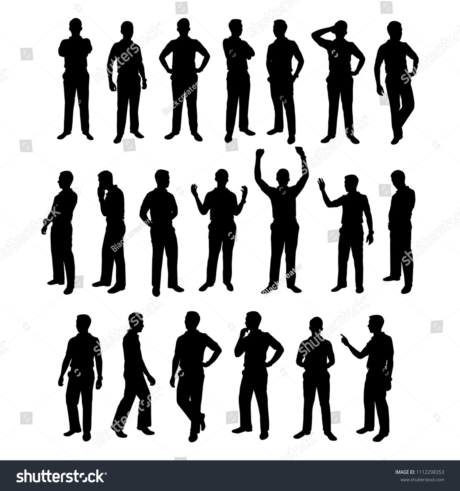 9,939 Man full body profile Images, Stock Photos & Vectors | Shutterstock
