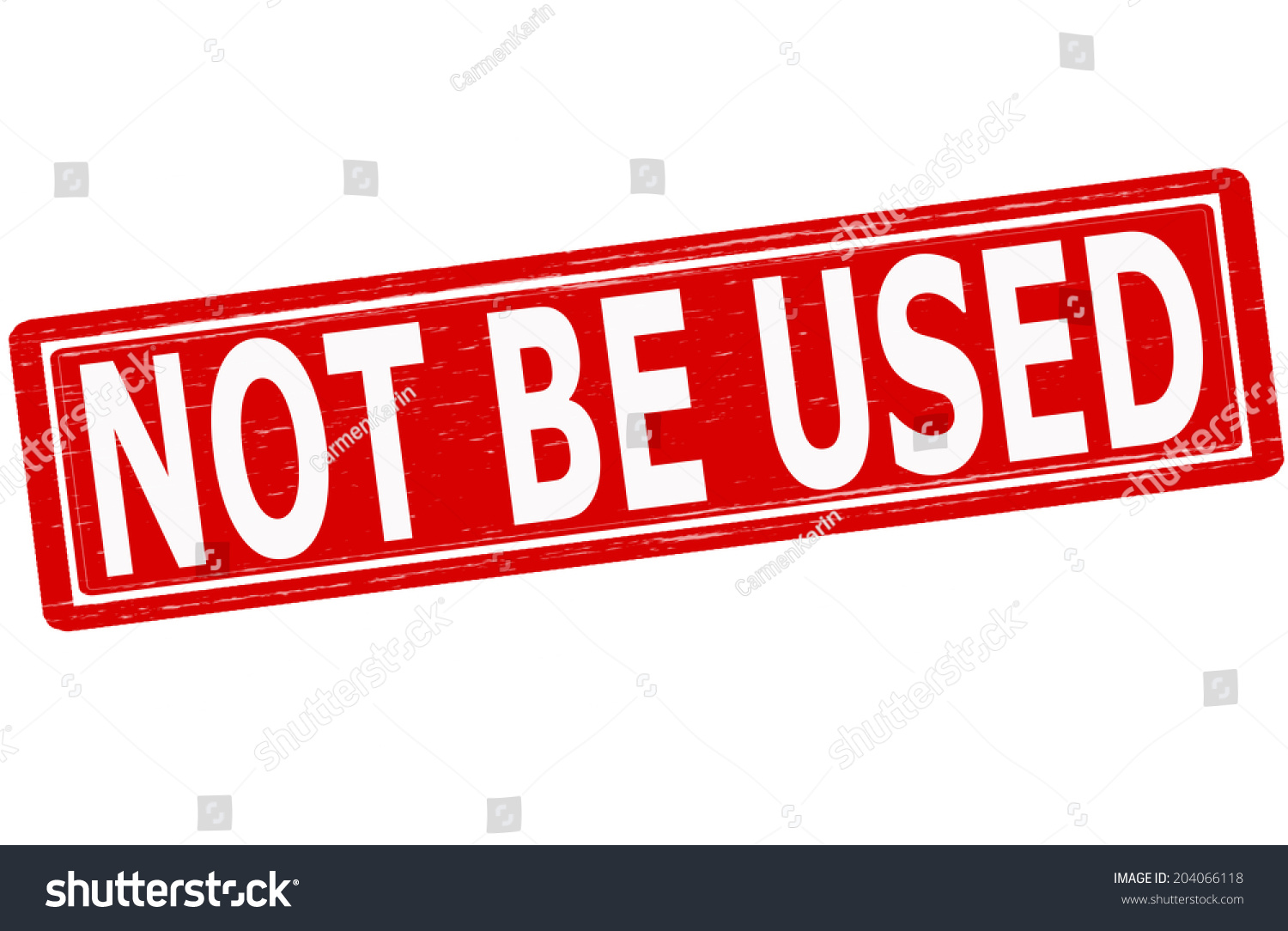 Stap Text Not Be Used Insidevector 스톡 벡터(로열티 프리) 204066118 | Shutterstock