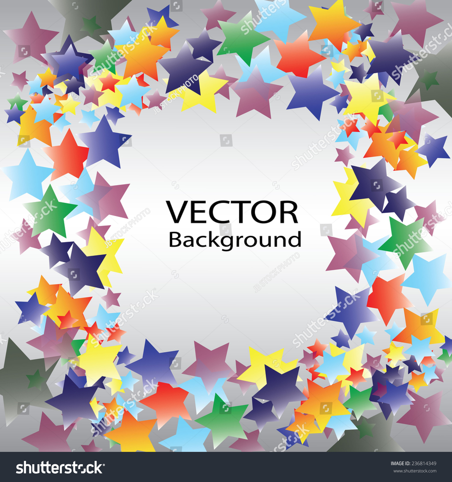Star Abstract Colorful Backgroundvector Stock Vector (Royalty Free ...