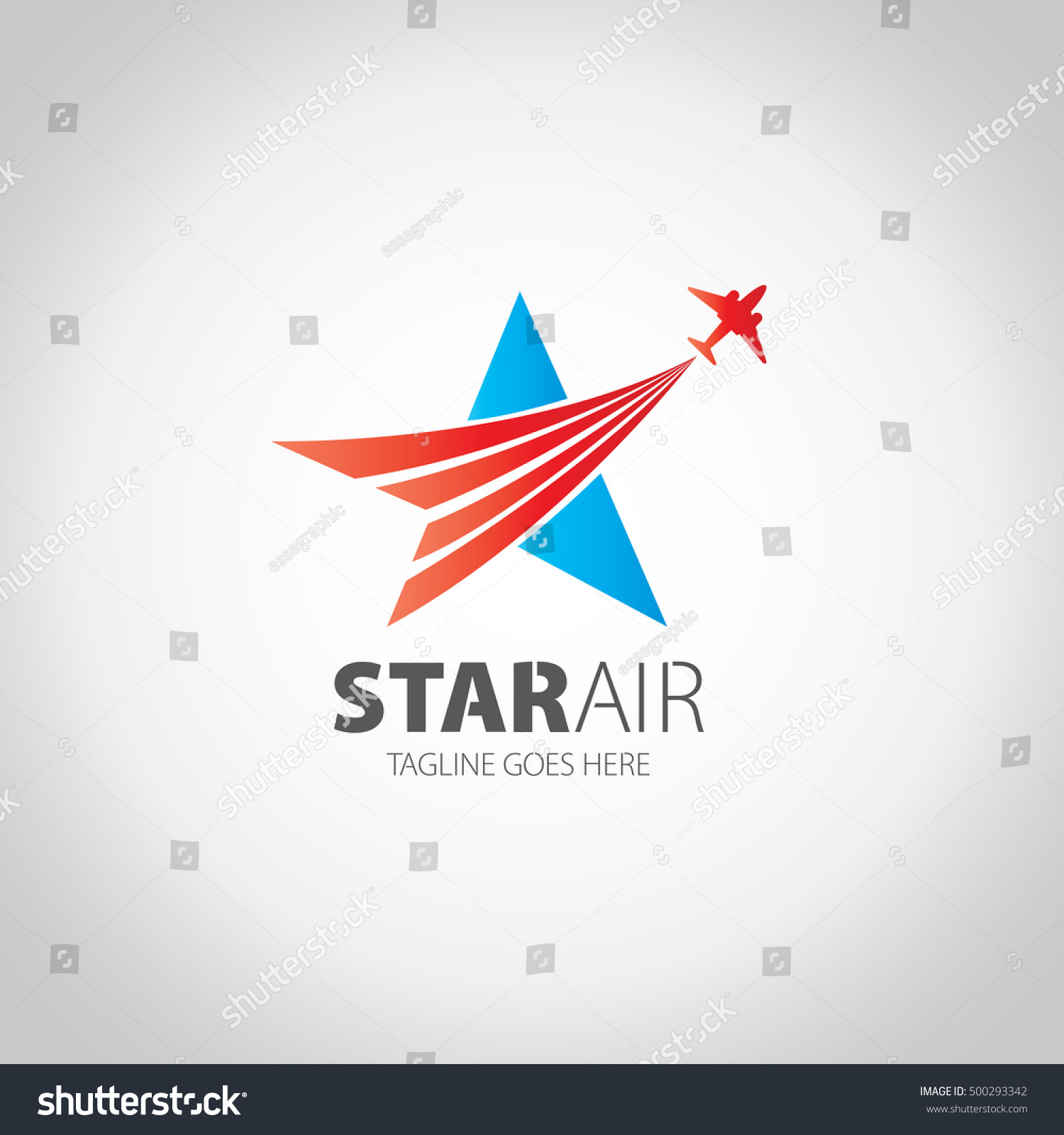 Star Air Logo Stock Vector (Royalty Free) 500293342