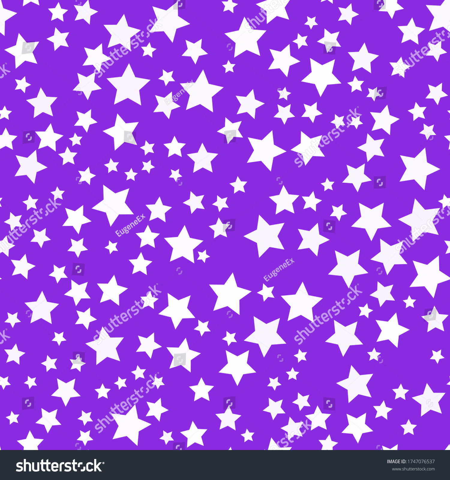 Star Background Seamless Pattern Stars Stock Vector (Royalty Free ...