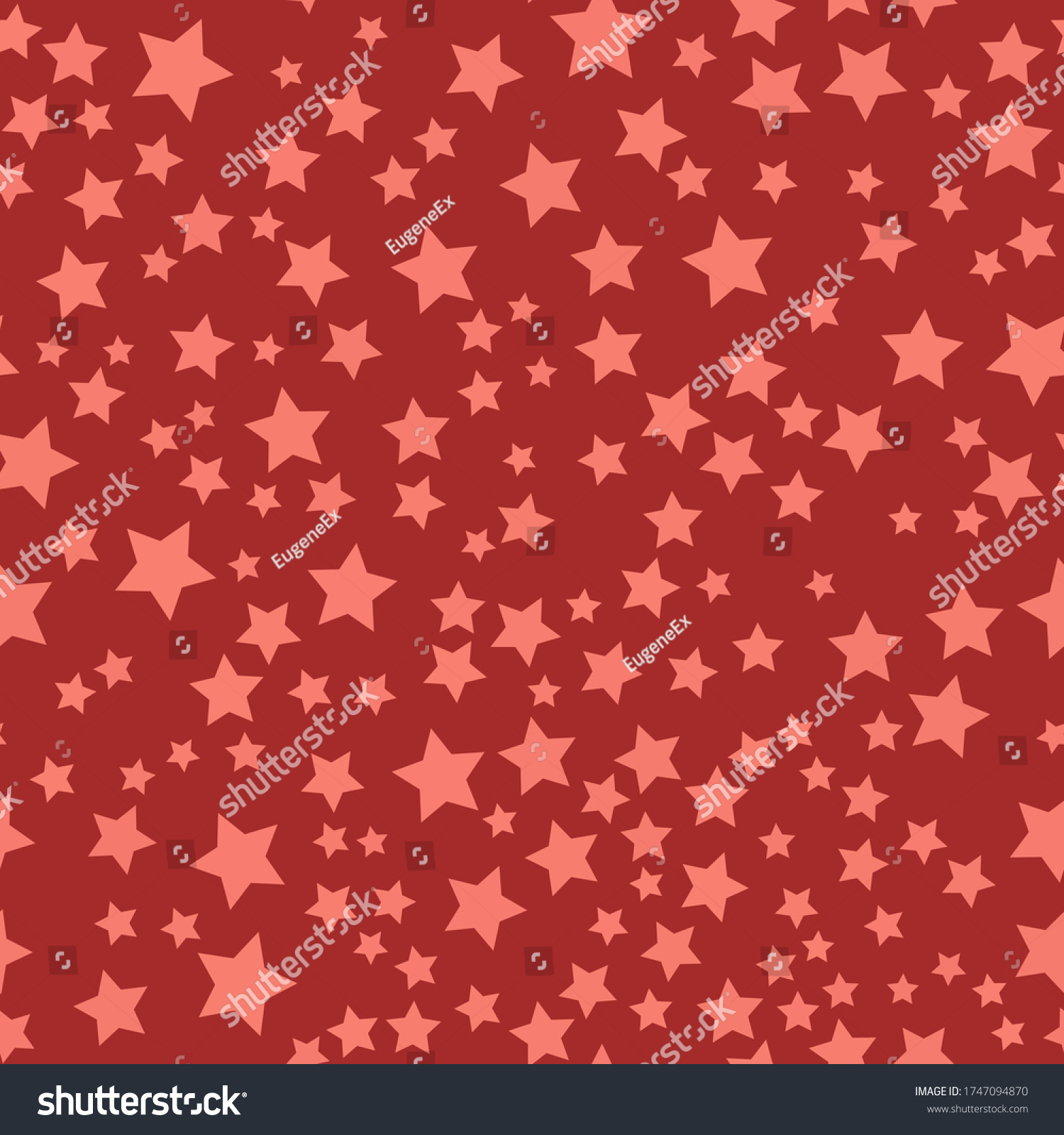 Star Background Seamless Pattern Stars Stock Vector (Royalty Free ...