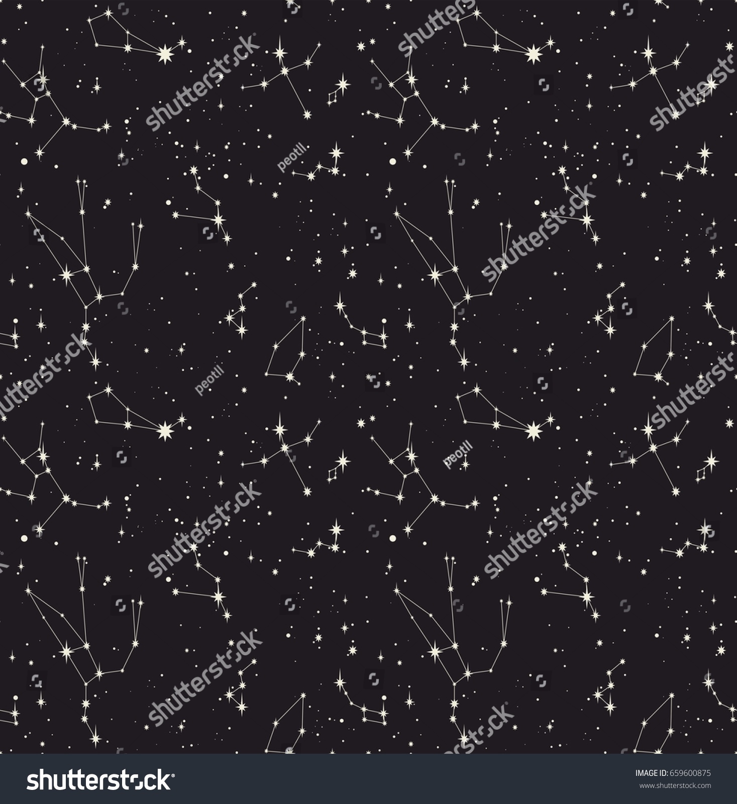 Star constellations black white Images, Stock Photos & Vectors ...