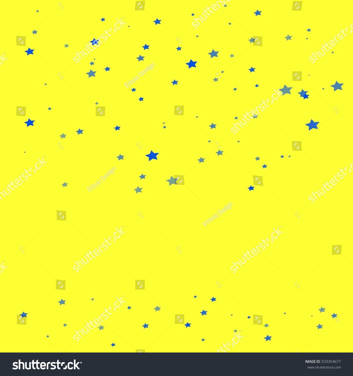 Star Falling Print Gold Yellow Starry Stock Vector 533354677 - Shutterstock