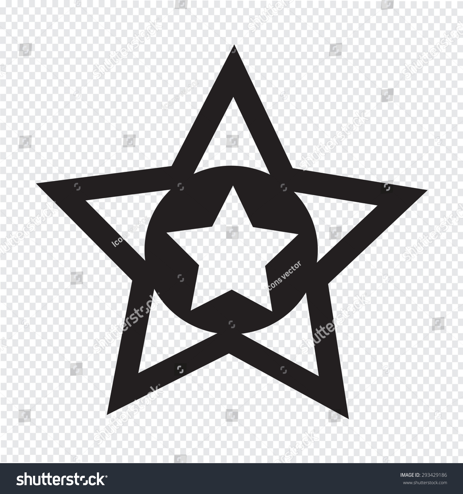 Star Favorite Icon Stock Vector (Royalty Free) 293429186 | Shutterstock