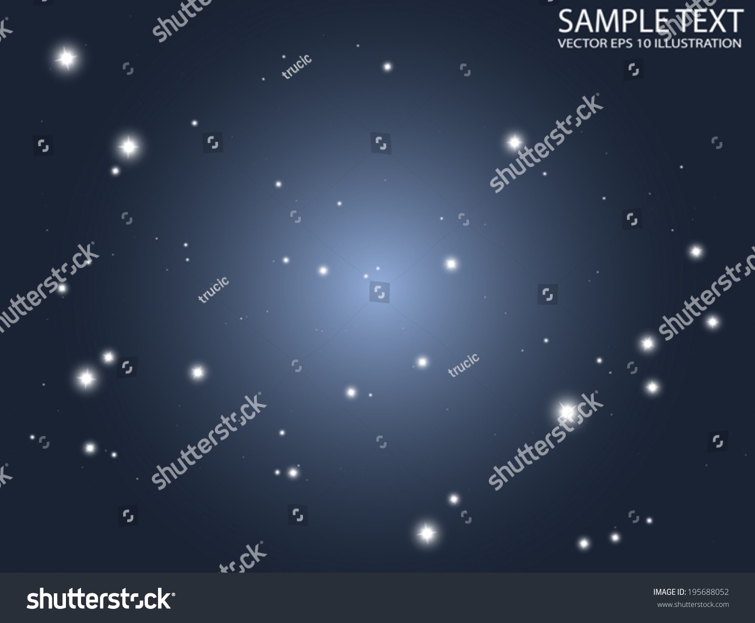 Star Field Vector Background Template Vector Stock Vector (Royalty Free ...