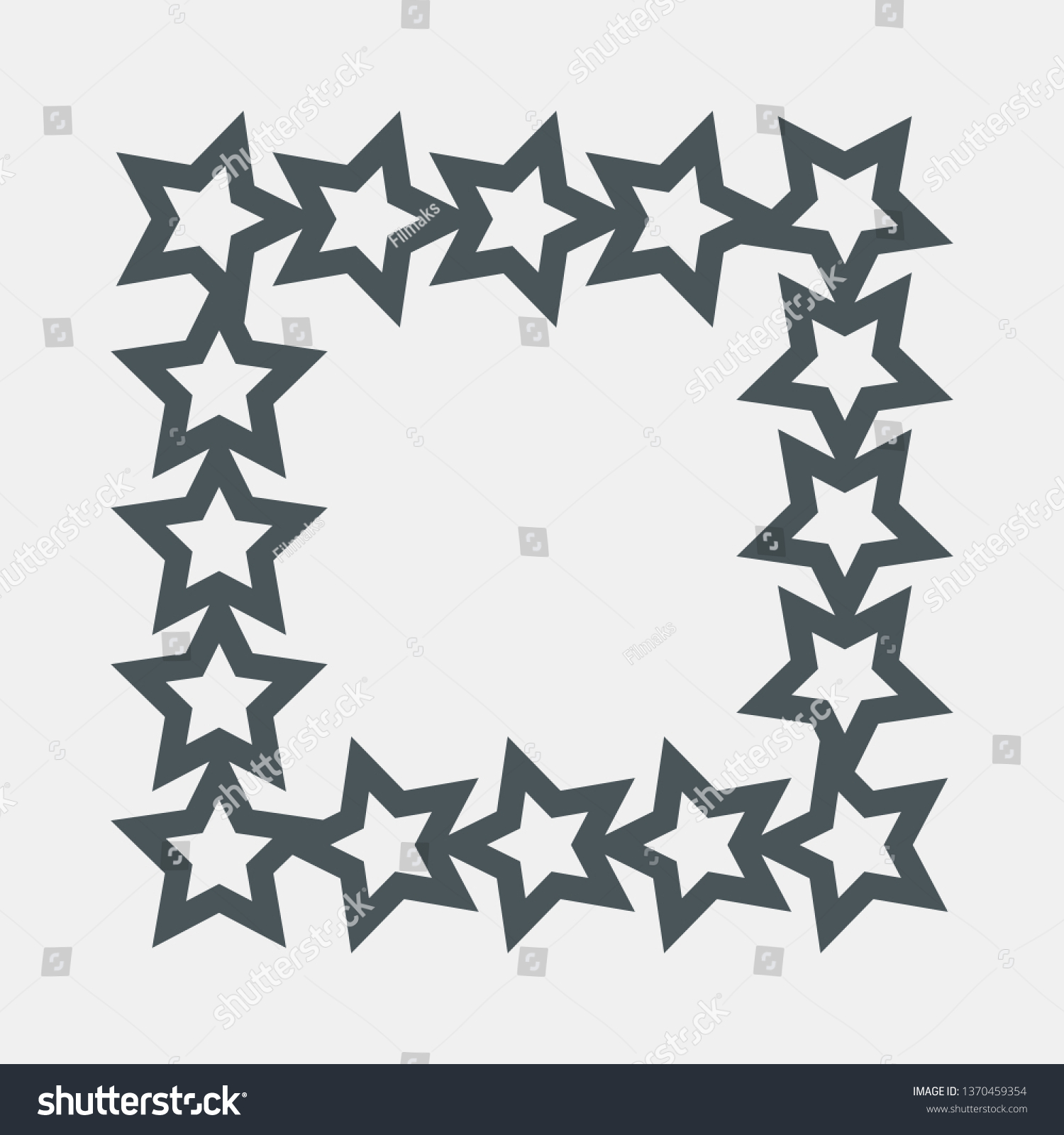 Star Frame Background Quality Vector Illustration Stock Vector (Royalty ...