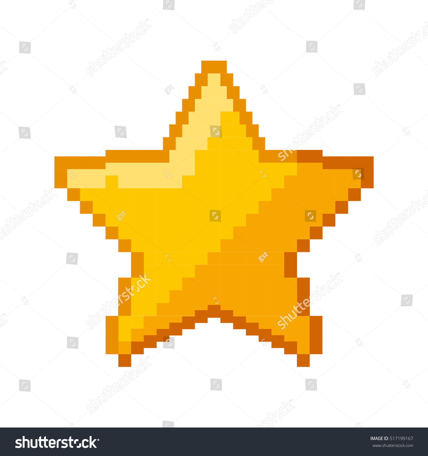Pixel star Images, Stock Photos & Vectors | Shutterstock