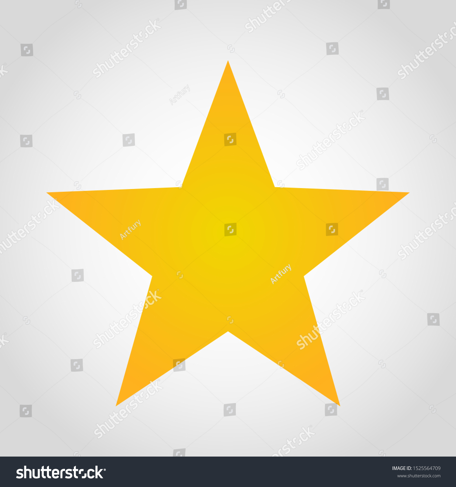 Star Icon Graphic Template Vector Illustration Stock Vector (Royalty ...