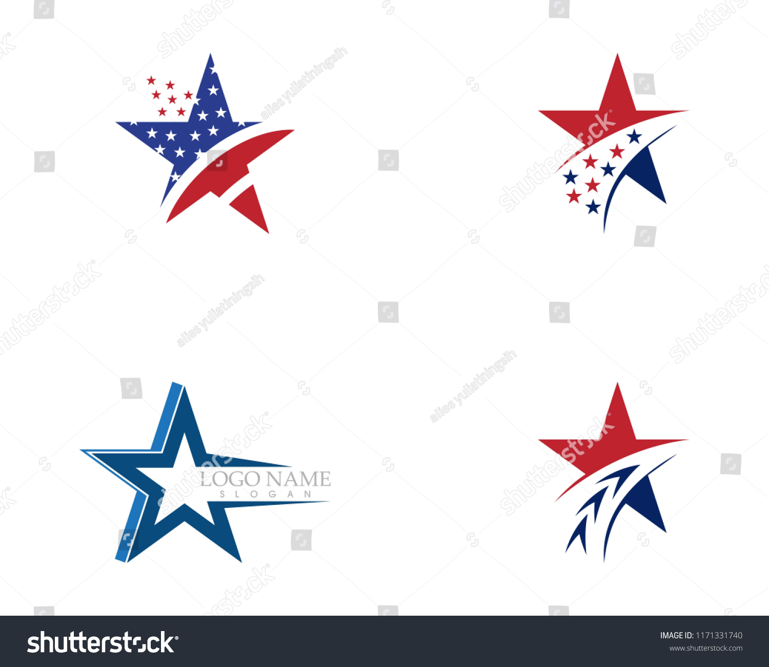 Star Icon Logo Design Vector Template Stock Vector (Royalty Free ...