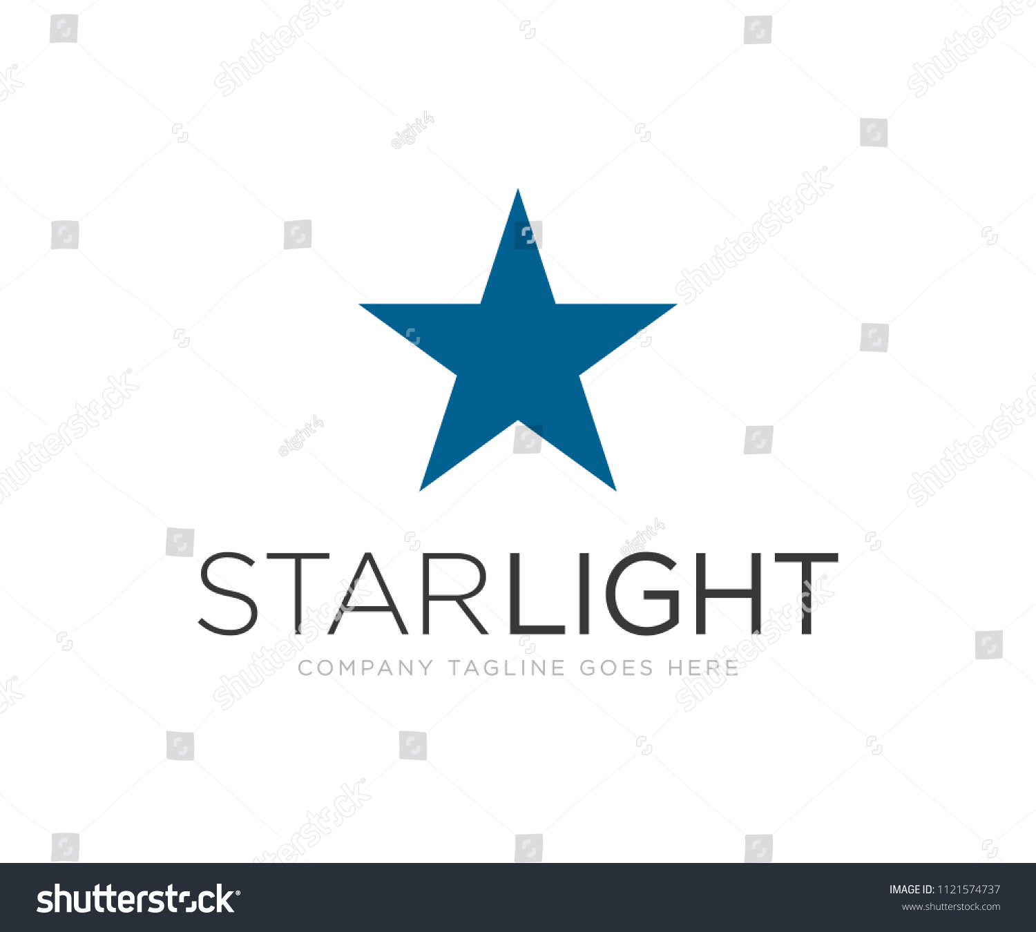 Star Logo Design Template Vector Stock Vector (Royalty Free) 1121574737 ...