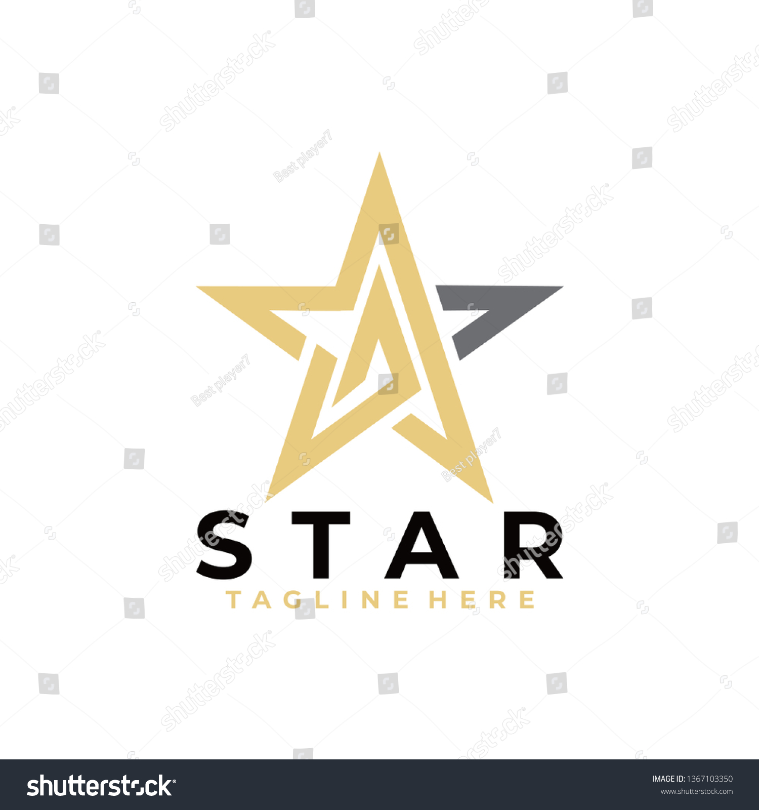 Star Logo Icon Stock Vector (Royalty Free) 1367103350 | Shutterstock