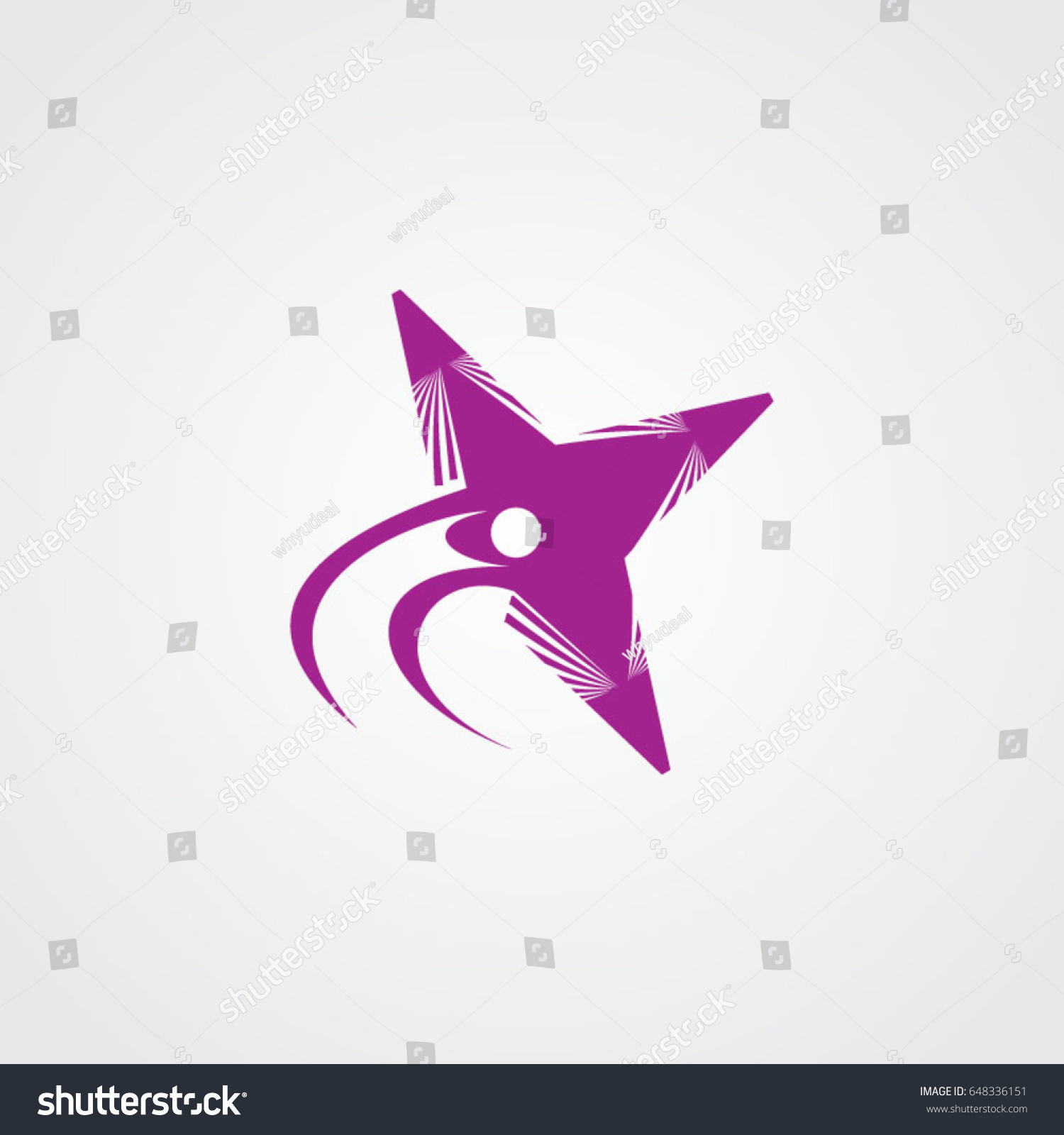 Star Logo Icon Education Stock Vector (Royalty Free) 648336151 ...