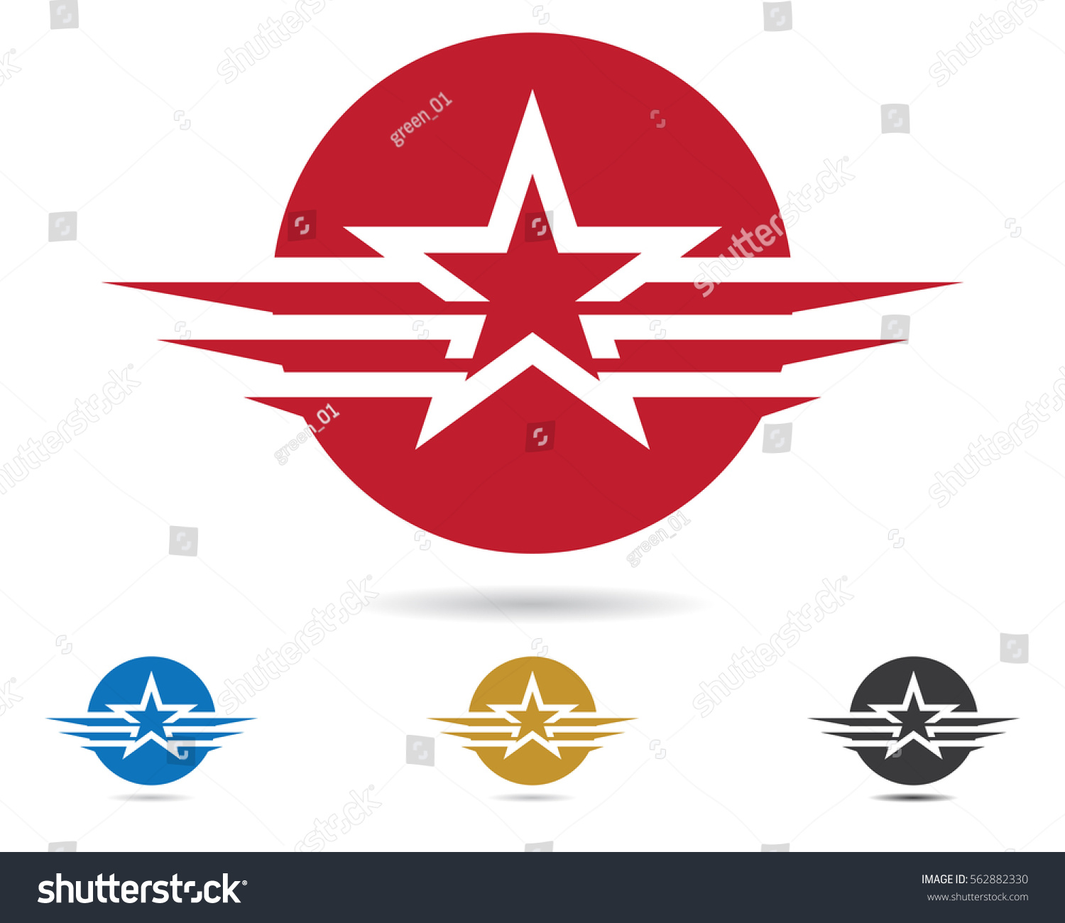 Star Logo Template Stock Vector 562882330 - Shutterstock