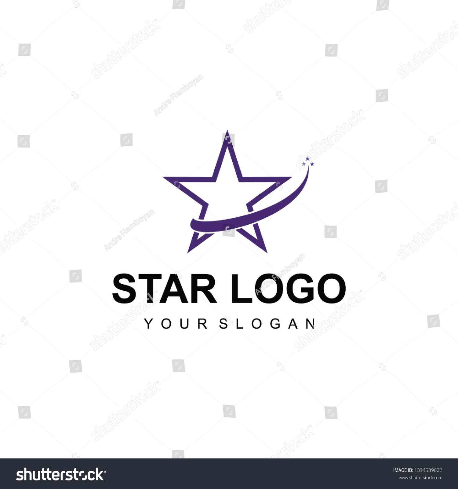 Star Logo Template Design Vector Stock Vector (Royalty Free) 1394539022 ...