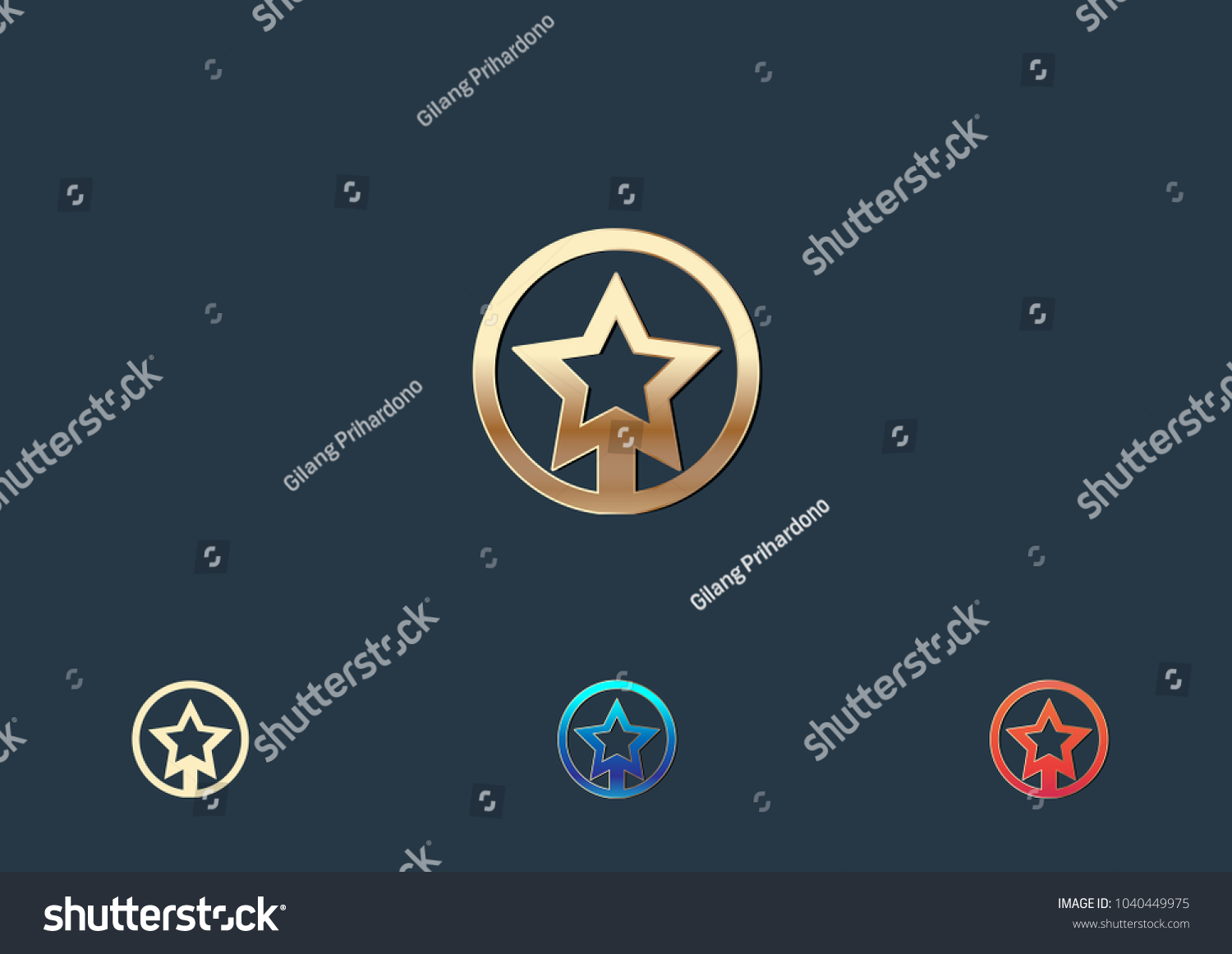Star Logo Template Design Vector Illustration Stock Vector (Royalty ...