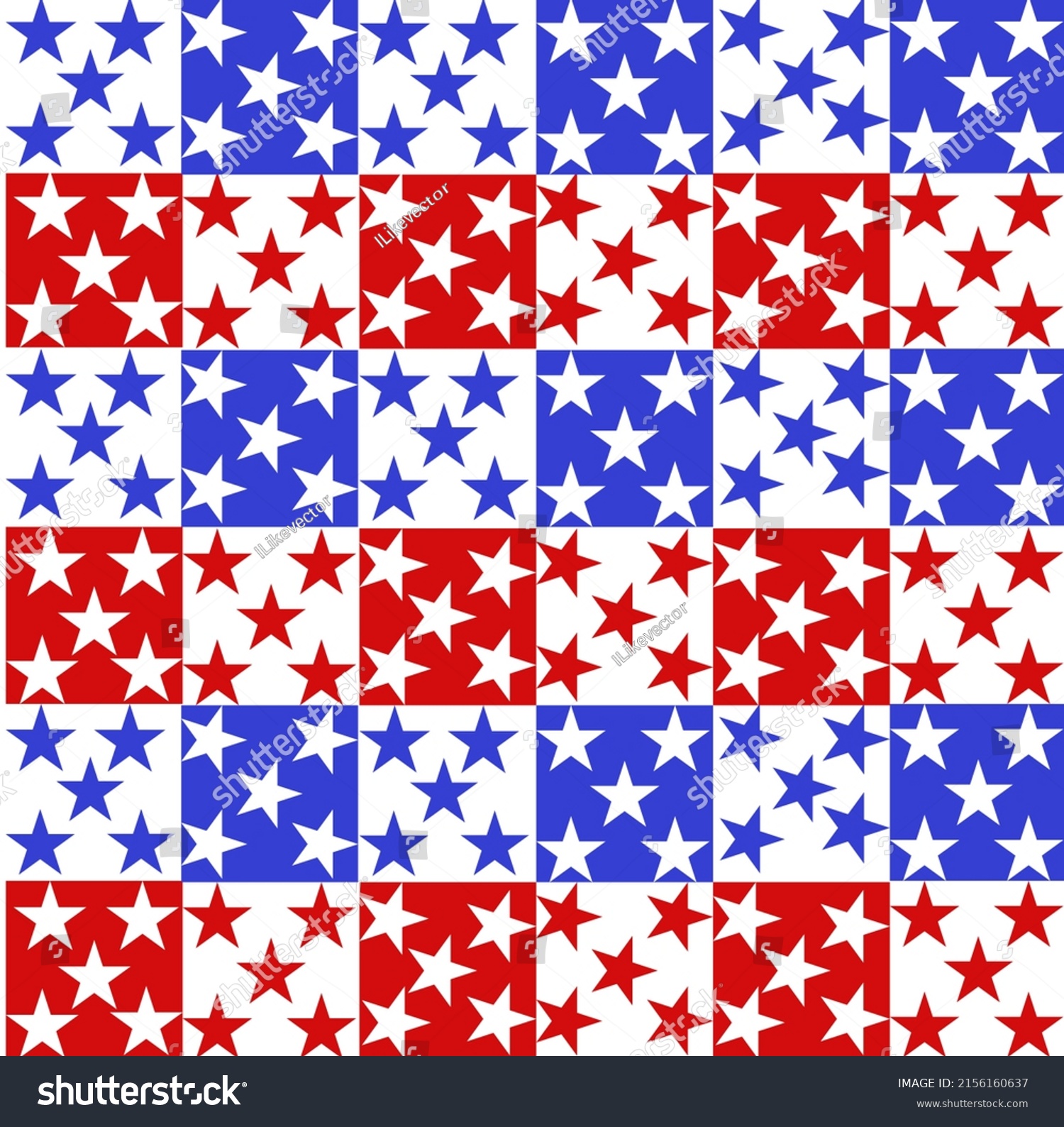 Star Pattern Background America Texture Flag Stock Vector (Royalty Free ...