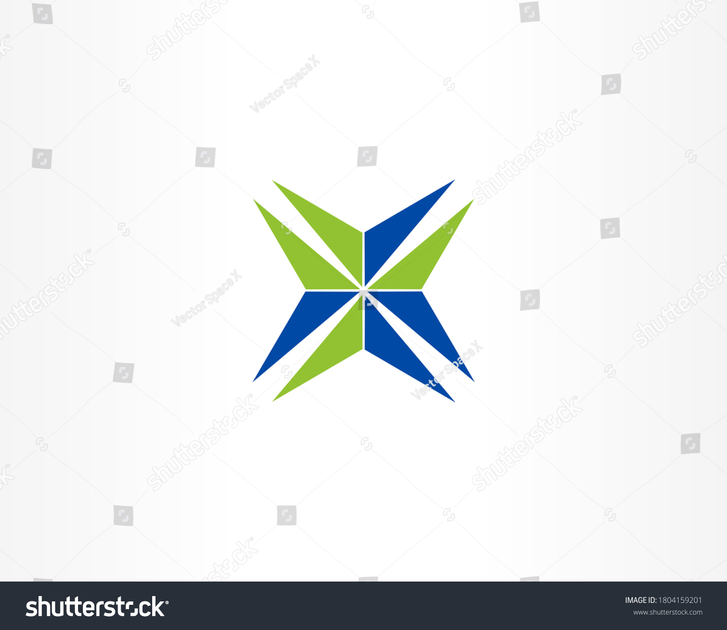 Star Shape Vector Logo Design Icon Stock Vector (Royalty Free ...