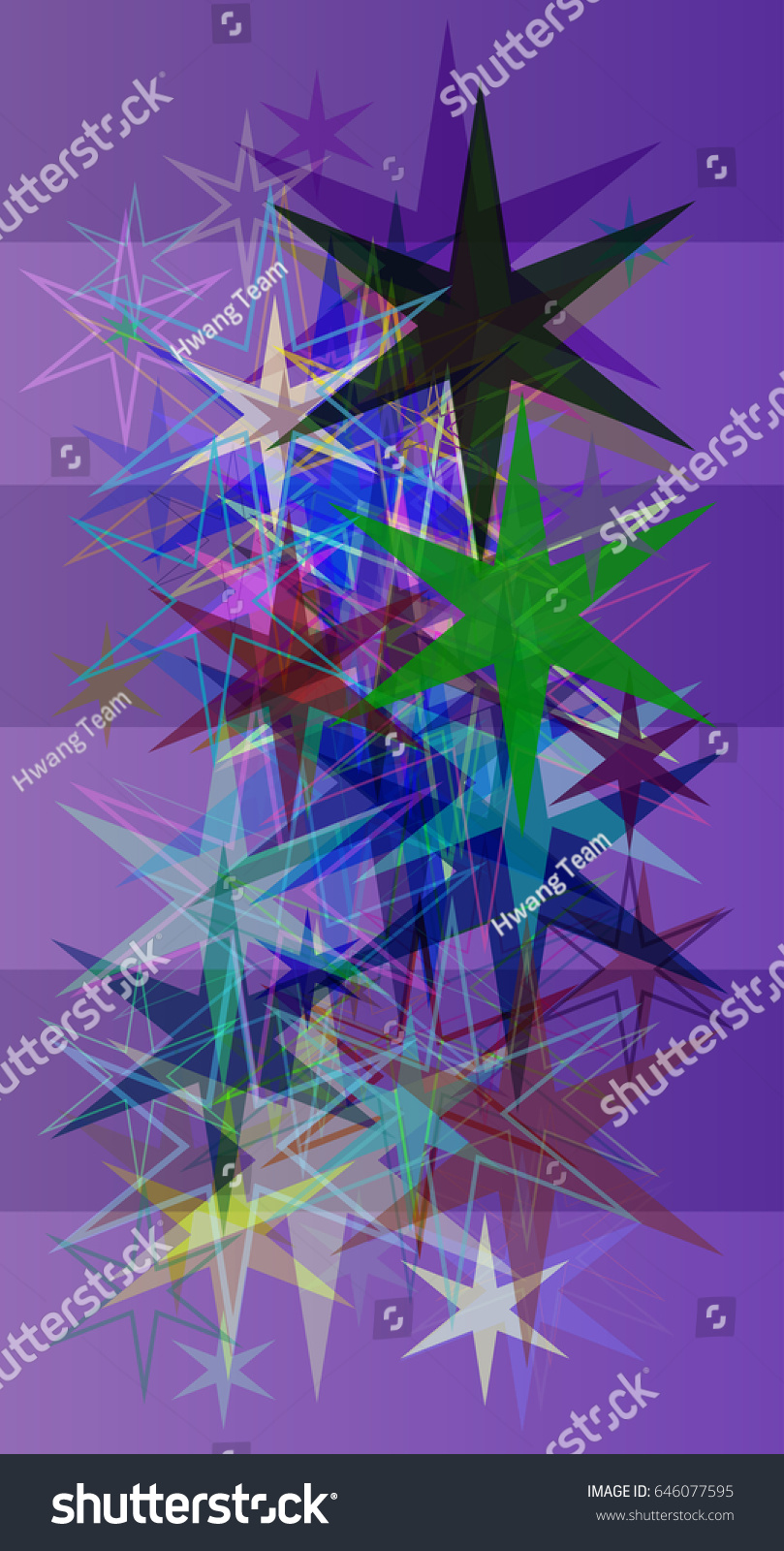 Star Template Art Stock Vector (Royalty Free) 646077595 | Shutterstock