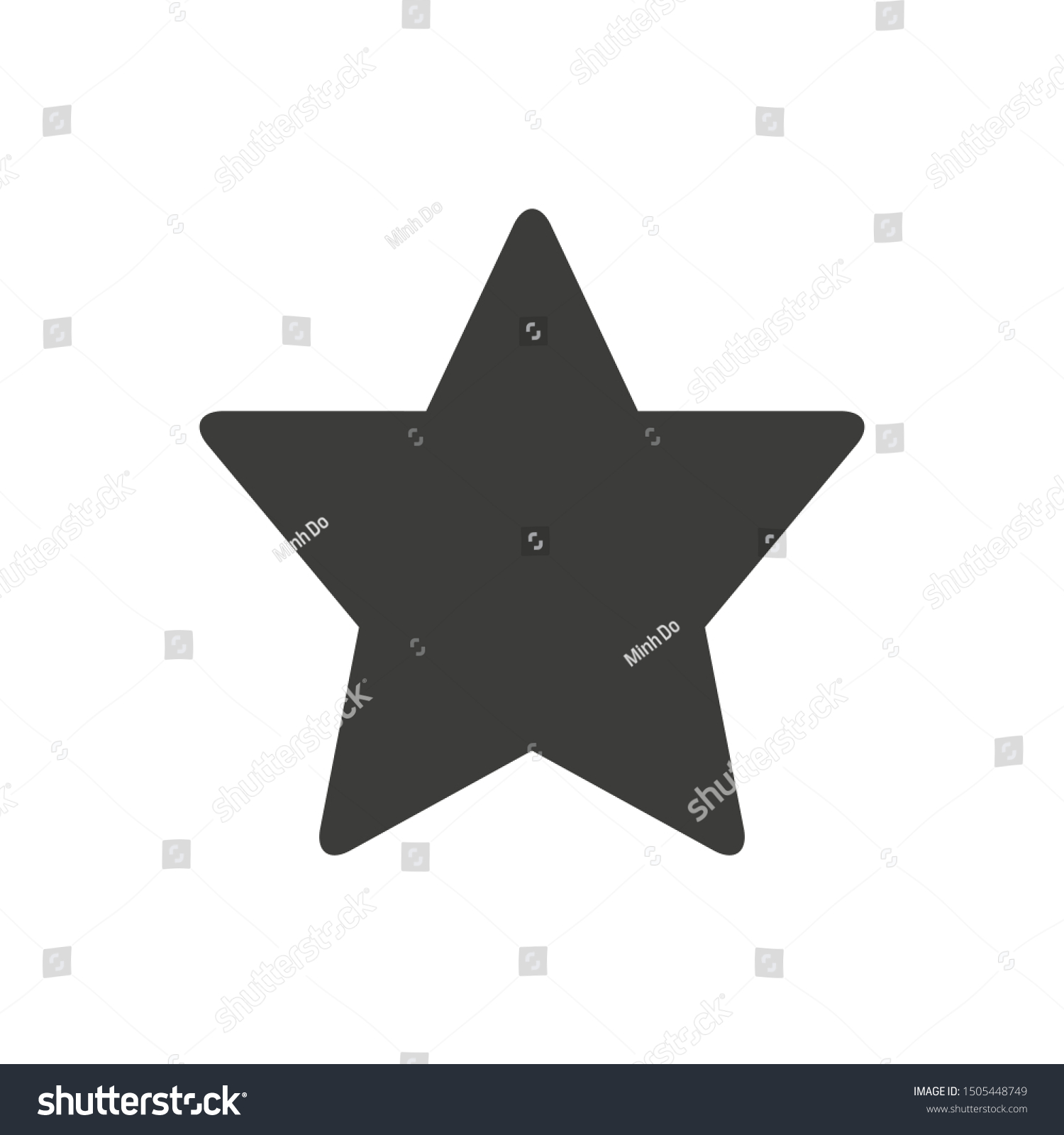 Star Vector Graphics Glyph Icon Stock Vector (Royalty Free) 1505448749 ...