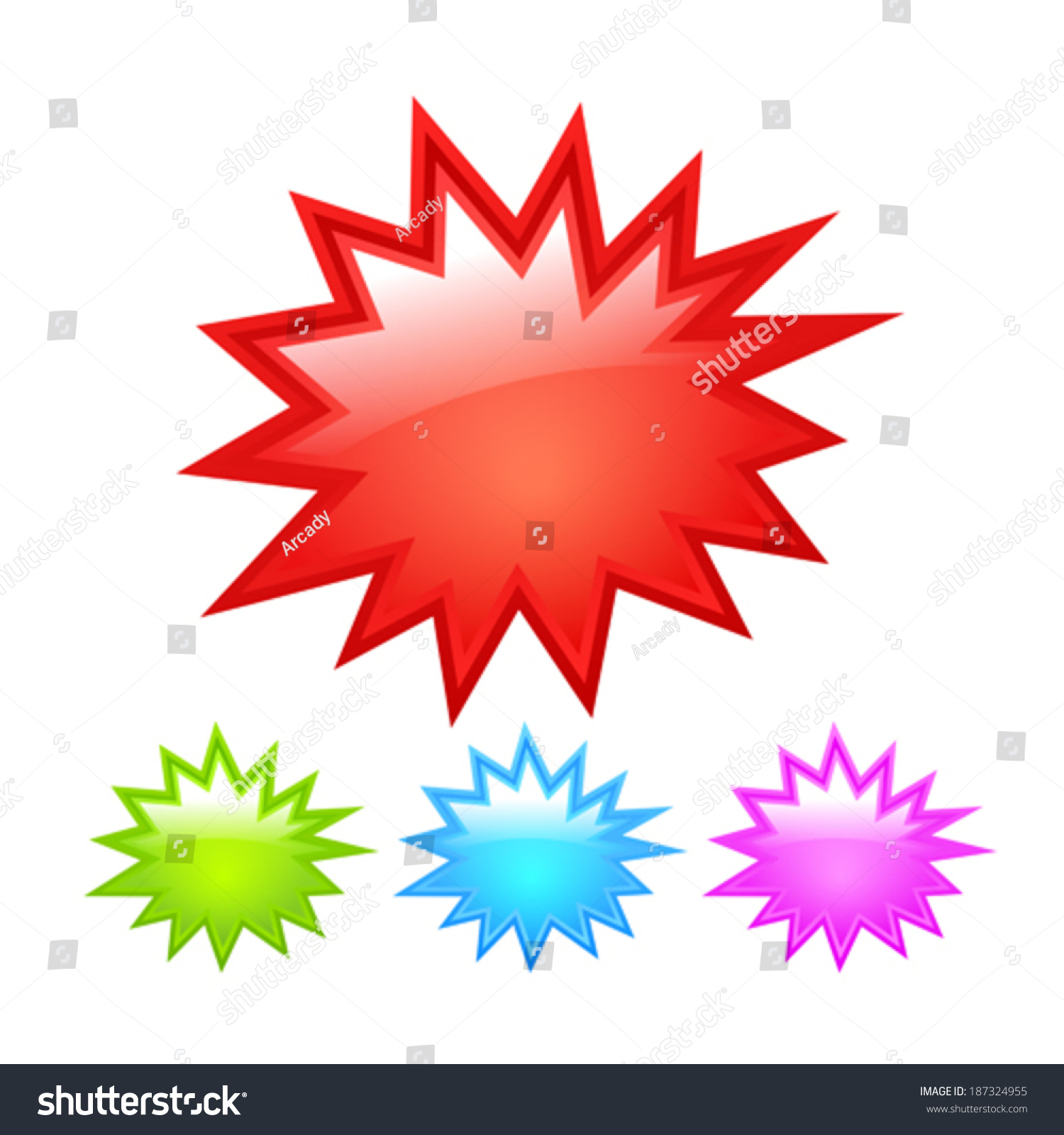 Starburst Icon Stock Vector 187324955 - Shutterstock