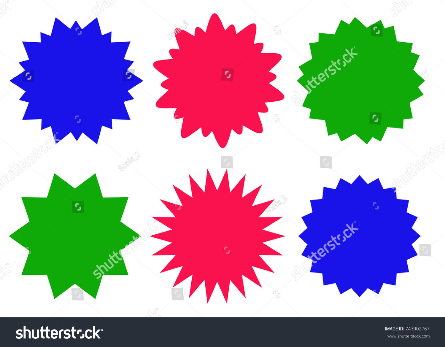 Starburst Vector Icons Stock Vector (Royalty Free) 747902767 | Shutterstock