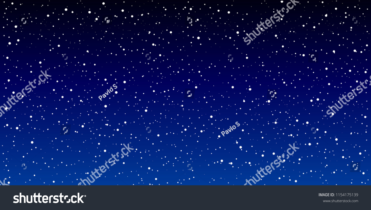 Starry Space Background Stock Vector Stock Vector (Royalty Free) 1154175139