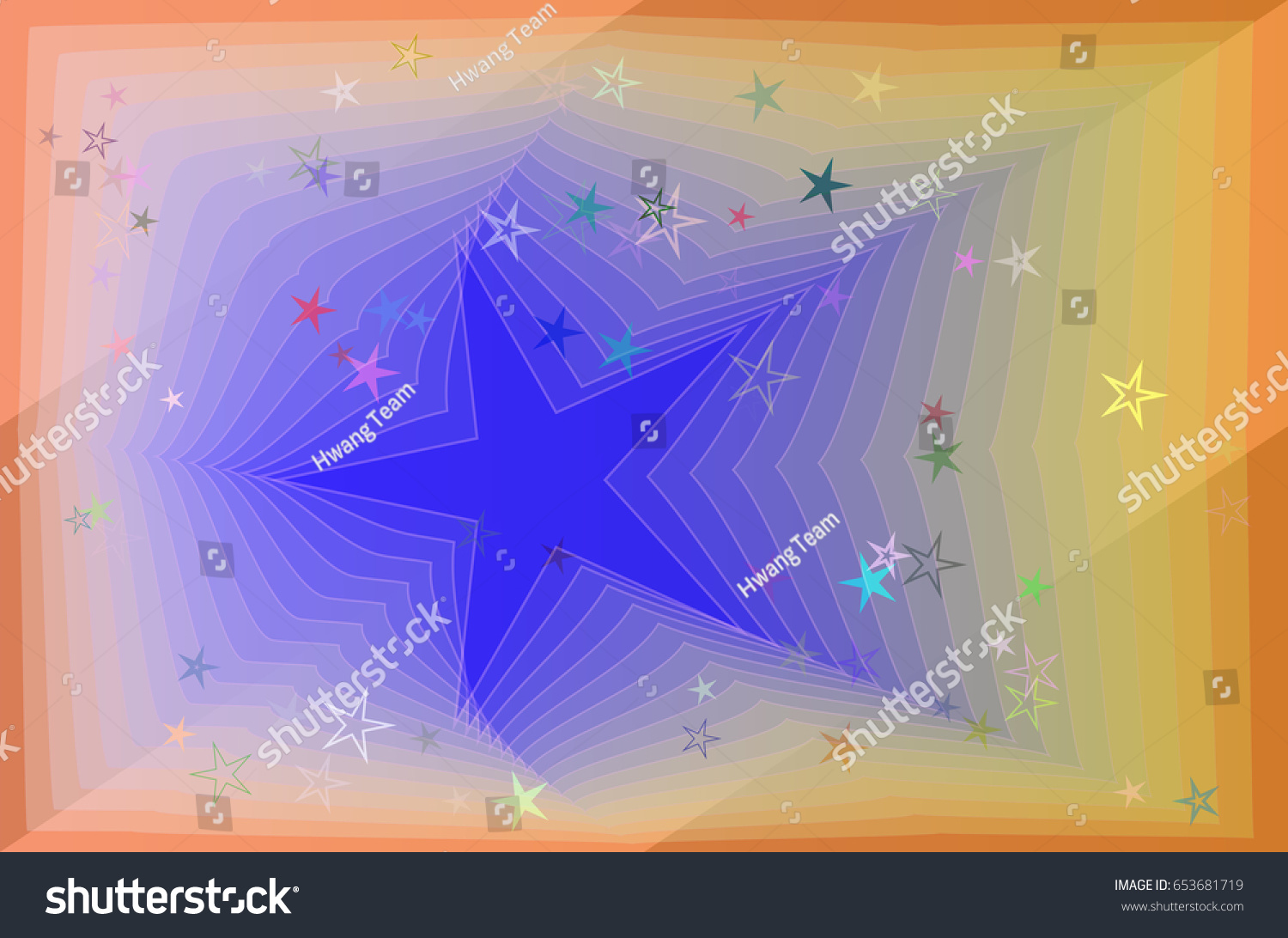 Stars Background Design Stock Vector (Royalty Free) 653681719